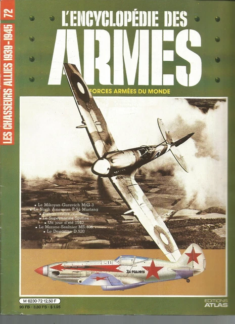 ENCYCLOPEDIE DES ARMES N°72 Les Chasseurs Allies 1939-1945 EUR 4,00 - PicClick FR