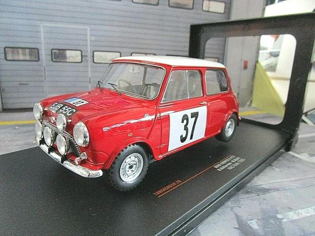 BMC AUSTIN MINI Cooper S Rallye RAC GB WM 1965 #37 KALLSTRÖM IXO 1:18 ...