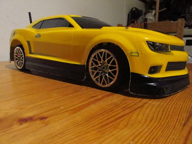 TAMIYA TT-01 CHASSIS. With Chevrolet Camaro Muscle car style body ...