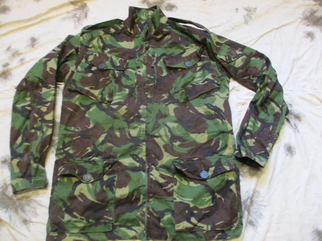 BRITISH ARMY ISSUE dpm camo 1990's 90 PATTERN COMBAT JACKET smock 190/ ...