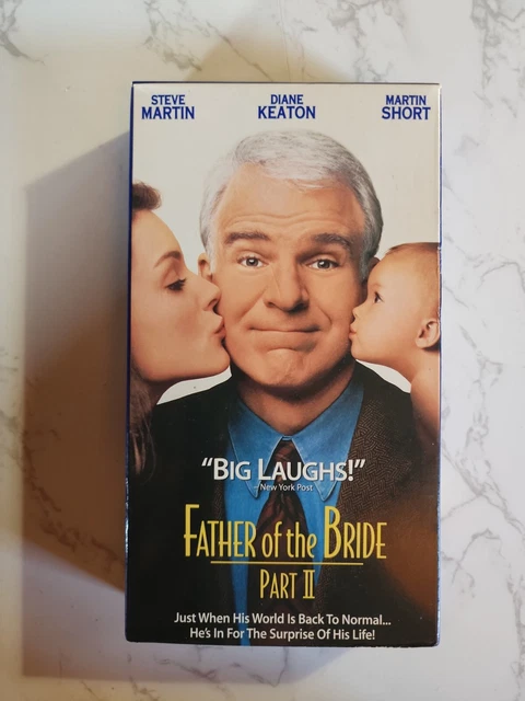 FATHER OF THE BRIDE PART II VHS Tape, COMPLETE/TESTED SEE PHOTOS (VHS63 ...