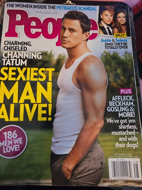 PEOPLE MAGAZINE CHANNING Tatum Sexiest Man Alive Issue Petraeus Scandal ...