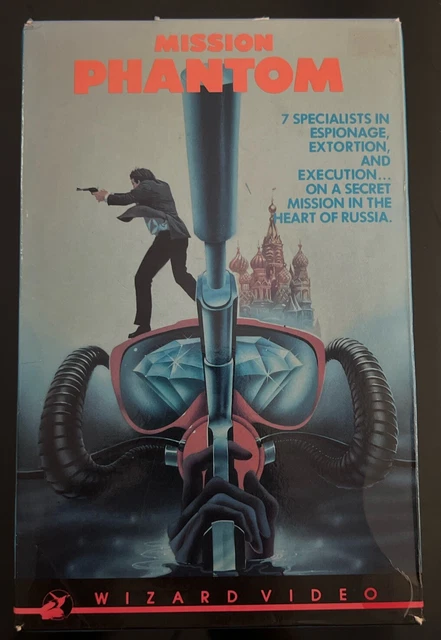 MISSION PHANTOM. VHS. Rare Wizard Big Box. Action. £13.80 - PicClick UK