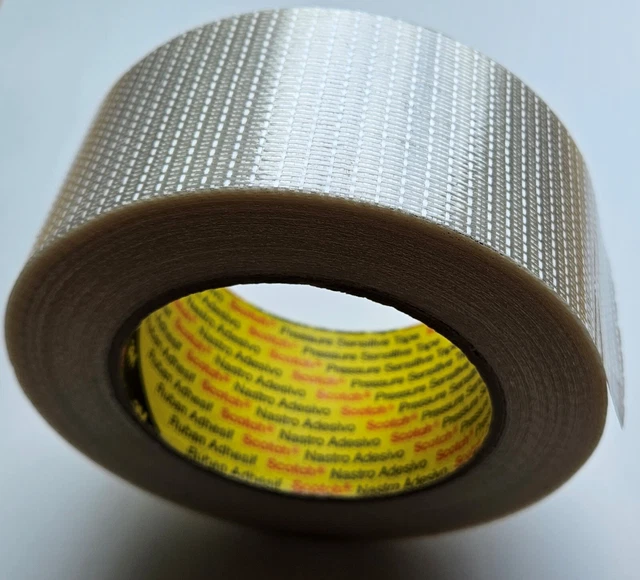 3M SCOTCH® BI-DIRECTIONAL Filament Tape 8959, Cross Weave, Reinforced ...
