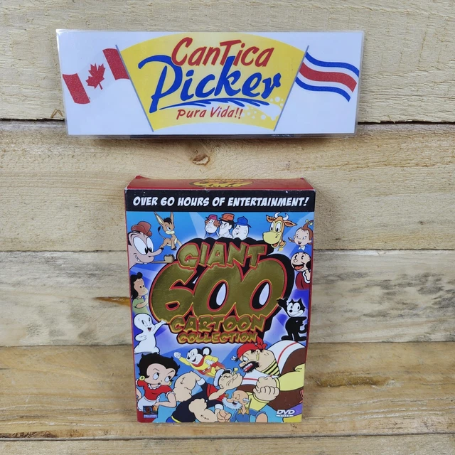 GIANT 600 CARTOON Collection -DVD Christmas, Casper, Popeye, Mighty ...