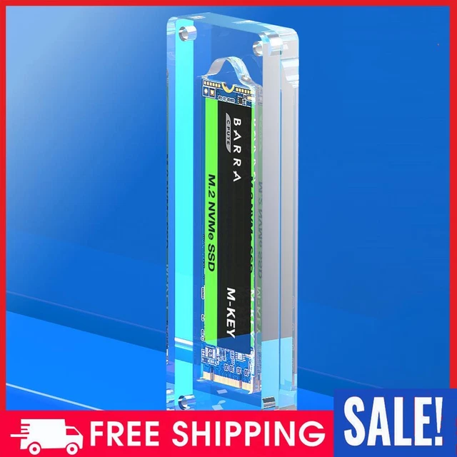 MINI HARD DISK Storage Box Magnetic SSD Enclosure Portable for M.2 SATA ...