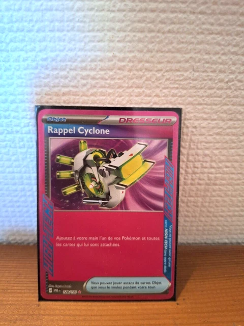 CARTE POKÉMON RAPPEL Cyclone 128/131 PRE SV8.5 Evolutions Prismatiques ...