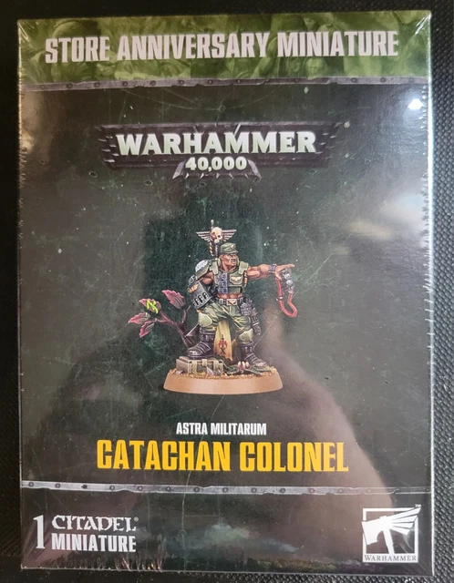 GAMES WORKSHOP WARHAMMER 40K Catachan Colonel Anniversary Figure NEW ...