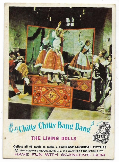 1969 SCANLENS CHITTY Chitty Bang Bang (37) The Living Dolls :: $12.00 ...