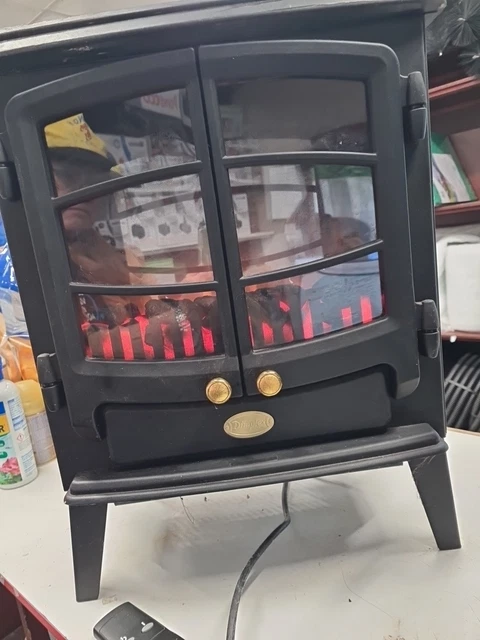 DIMPLEX TANGO FREESTANDING Electric Stove c/w remote control £57.90 ...