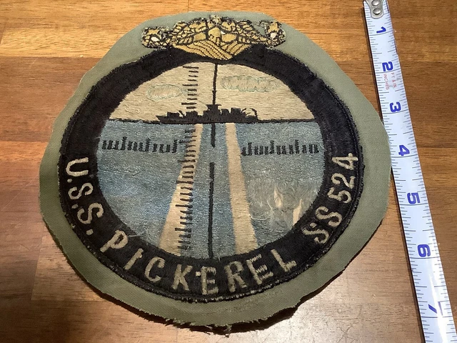 VINTAGE 1950/60’S SUBMARINE USN NAVY USS PICKEREL SS-524 SHIP DECK ...