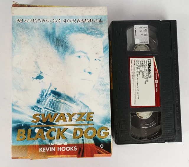 BLACK DOG 1999 VHS Italien Patrick Swayze Kevin Crochets Cecchi Gori ...