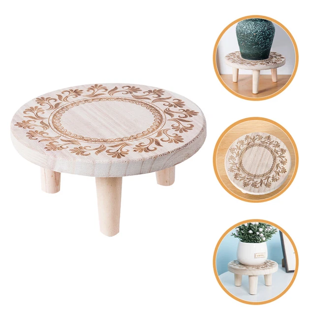 PETIT SUPPORT DE Fleurs En Bois Pots Plantes D'intérieur Mini-pots Pour ...