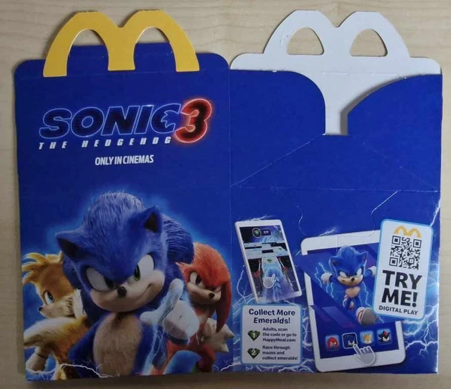 2025 MCDONALD'S SONIC 3 Happy Meal Boxes x2 £3.50 - PicClick UK