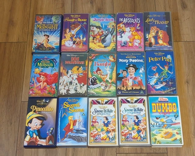 DISNEY VHS BUNDLE x 15 £15.00 - PicClick UK