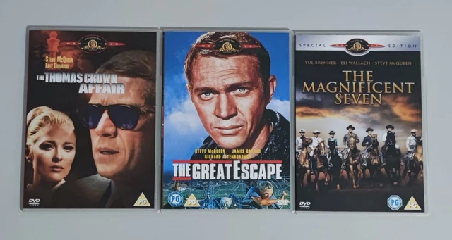 THE GREAT ESCAPE/THE Thomas Crown Affair/The Magnificent Seven DVD ...
