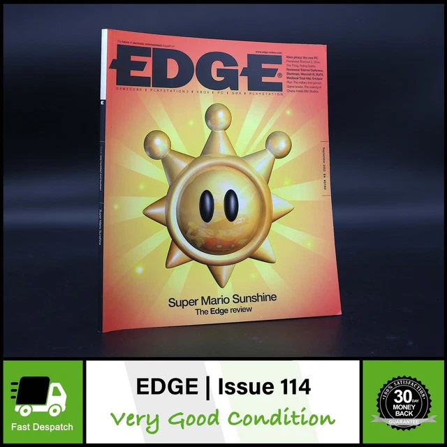 EDGE MAGAZINE THE Super Mario Sunshine Edition Issue 114 September 2002 ...