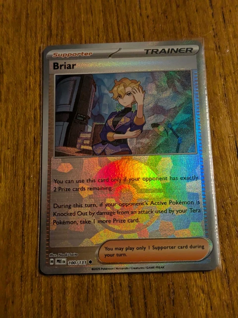 POKEMON - PRISMATIC Evolutions - Pokeball Reverse - Briar - 100/131 £1. ...