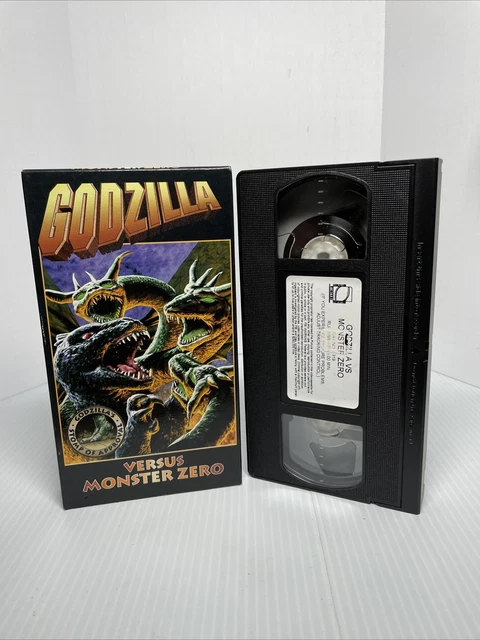GODZILLA VERSUS MONSTER Zero VHS Horror Sci-Fi Kaiju Toho Simitar EP ...