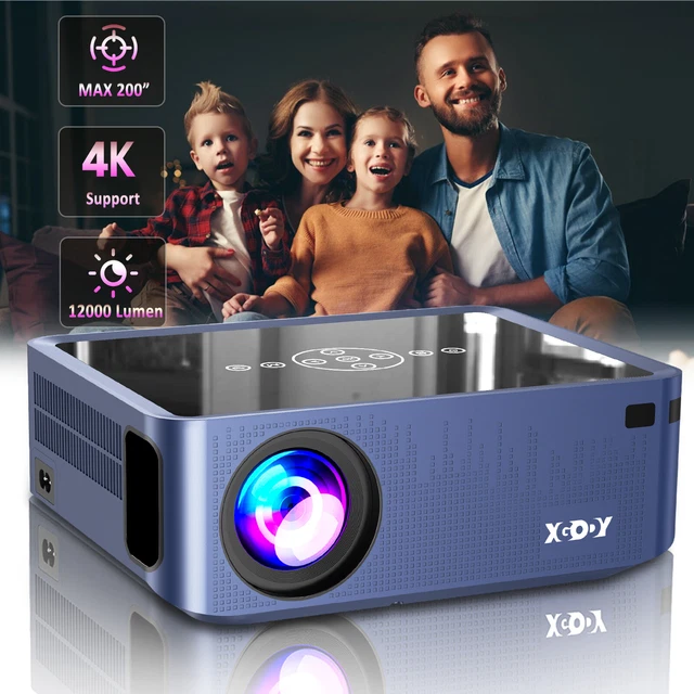 Ultra Hd Projector 4k Decoding Projection Android Movie Home Theater Multimedia £149 99