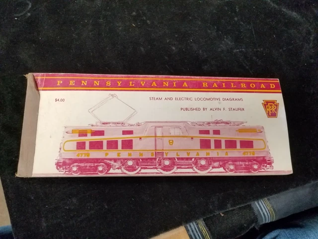 PENNSYLVANIA RAILROAD STEAM and Electric Locomotive Diagrams PRR Alvin ...