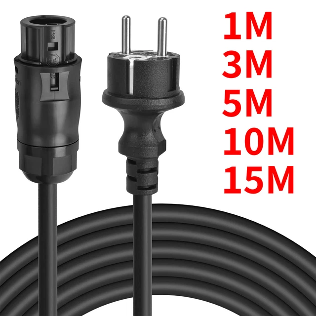 ANSCHLUSSKABEL BETTERI BC01 auf Schuko für Microwechselrichter Balkonkraftwerk EUR 13,08 ...