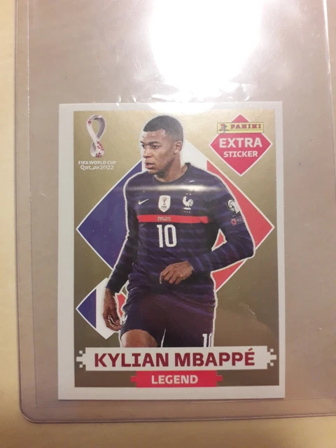 KYLIAN MBAPPE GOLD Qatar 2022 Panini Extra Sticker RARE! £52.00 ...