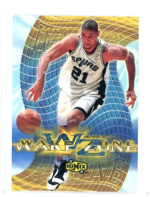 1999-2000 UD IONIX Warp Zone #WZ3 Tim Duncan EUR 111,67 - PicClick FR