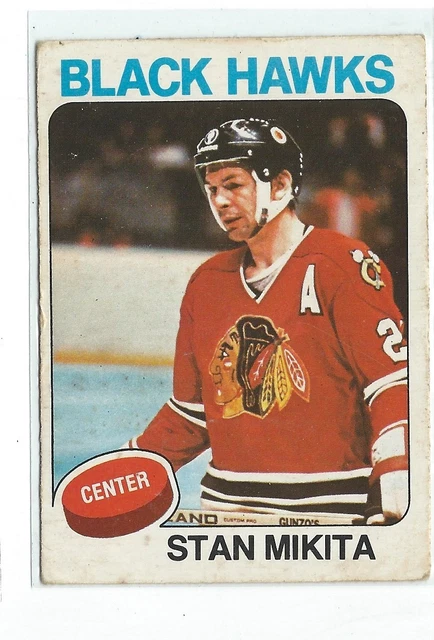 CARTE FAUCONS NOIRS Stan Mikita 1975/76 O-PEE-CHEE Chicago #30 EUR 5,46 ...
