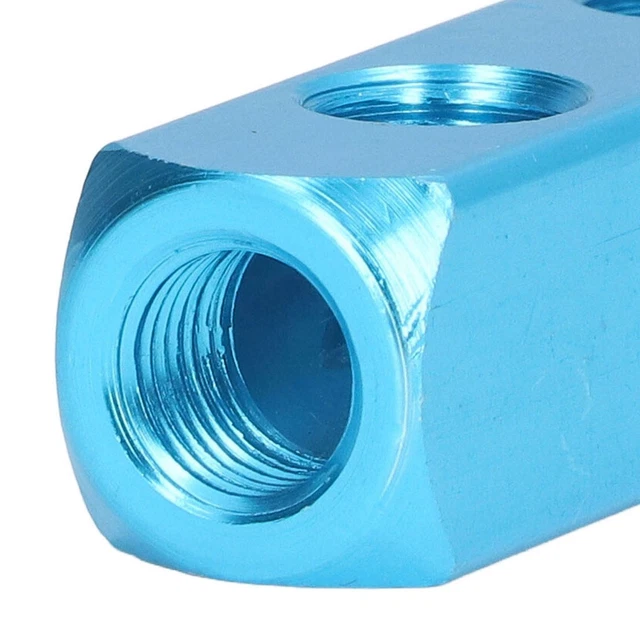 PNEUMATIC MANIFOLD BLOCK Splitter Manifolds Air Distribution Blocks♡ £4 ...