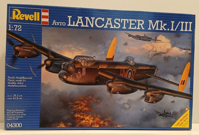 REVELL MODEL PLANE Kit Avro Lancaster Mk.I/III 1:72 Scale £26.72 ...
