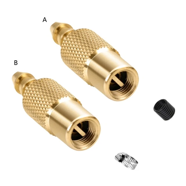 HEAVY DUTY AIR Chuck Closed Flow Tire-Vavle Car Inflator Nozzle Gauge ...