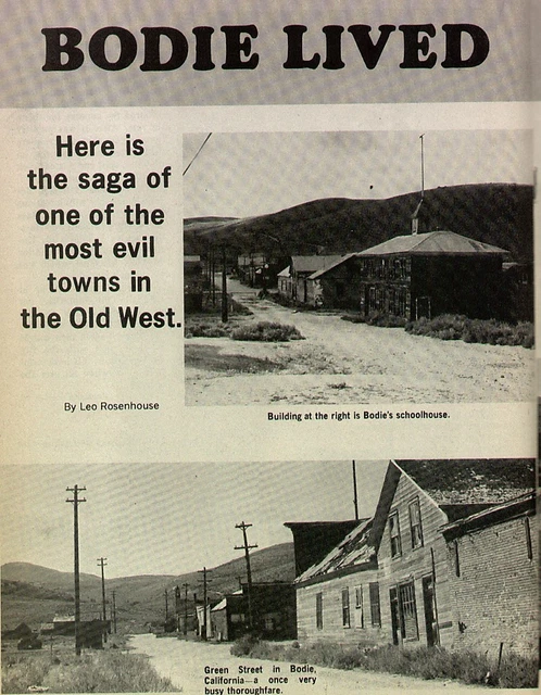 BODIE GHOST TOWN-THEY Lived Dangerously + Bodey,Dutchy,Rosenhouse £15. ...