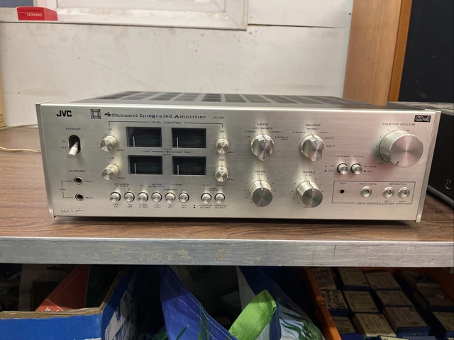 RARE VINTAGE JVC JA-X9 4 Channel Integrated Amplifier £150.00 - PicClick UK