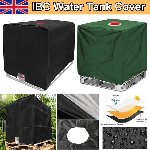 1000L RAIN WATER Tank Cover IBC UV Sun Protective Foil Cover Waterproof ...