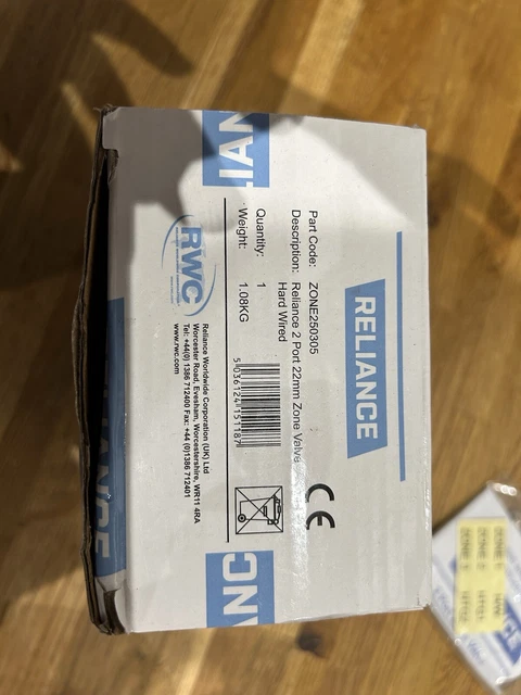 RELIANCE VALVES TWO Port 22mm Zone Valve (Hard Wired) £39.99 - PicClick UK
