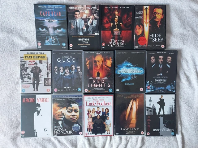 ROBERT DE NIRO Al Pacino 14 DVD BUNDLE R2 SCARFACE GOODFELLAS HOUSE OF ...