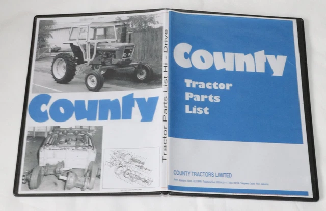 COUNTY TRACTOR HI-DRIVE parts list on CD - Good condition £3.99 ...