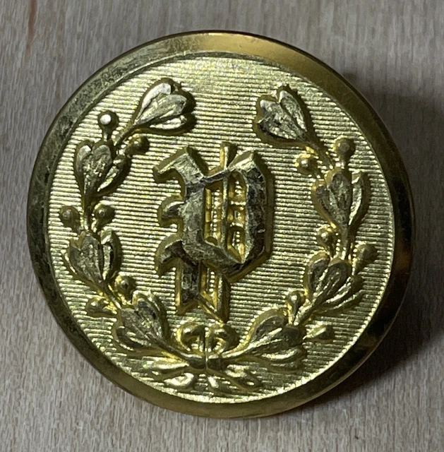 OLD RARE VINTAGE Antique Police Uniform Coat Button 1” Long - Superior ...