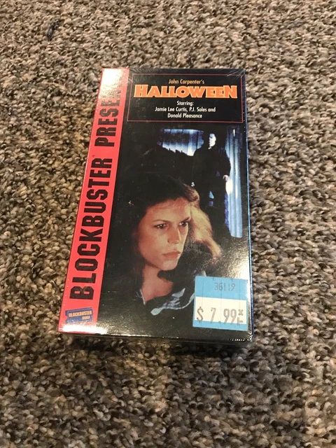 JOHN CARPENTERS HALLOWEEN (VHS, 1995) Blockbuster Presents Horror - New ...