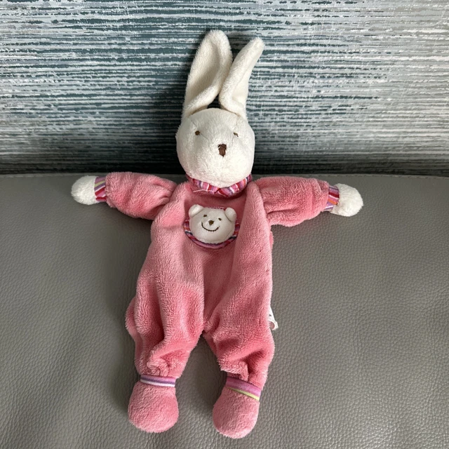 JELLYCAT PEEJAY PINK Bunny Rabbit Soother Comforter Pink Soft Toy Jelly ...