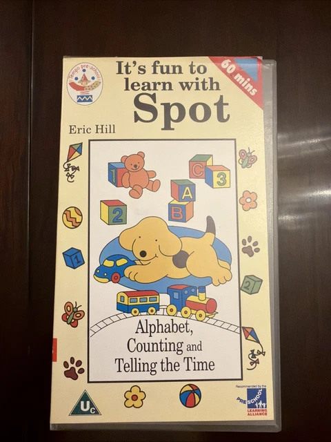 SPOT THE DOG Alphabet, Counting And Telling The Time VHS video £9.80 ...