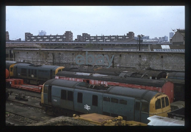 ORIGINAL 35MM SLIDE- Class 71's - 71011 & 71004 withdrawn at Stewarts ...
