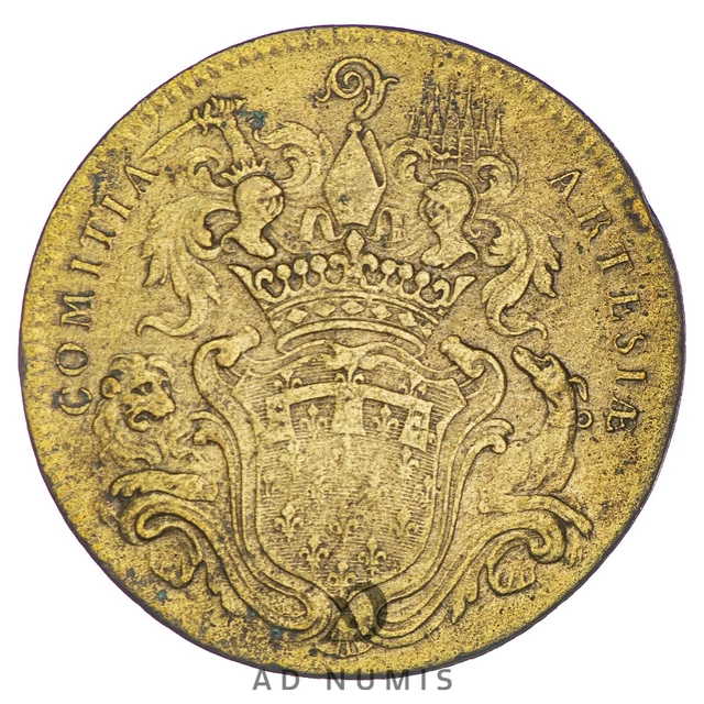 FRANCE JETON COMITIA ARTESIAE États d'Artois Louis XV Laiton EUR 12,00 ...