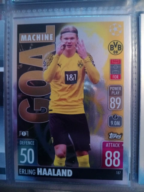 ERLING HAALAND GOAL Machine Card - Match Attax 21/22 2021 2022 - MINT £ ...