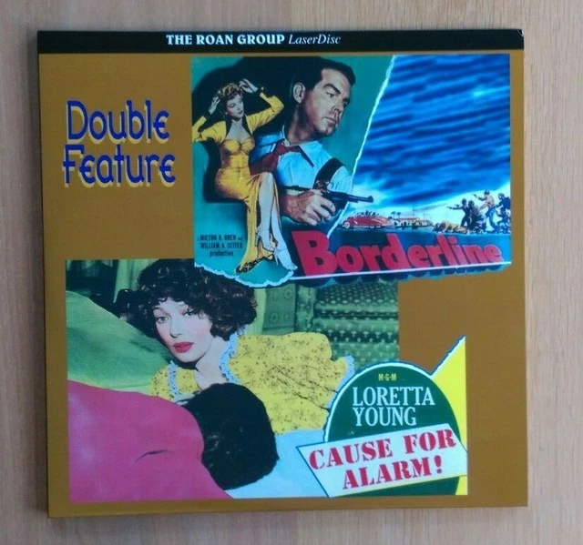 NTSC ROAN DOUBLE Bill LASERDISC SET - Borderline / Cause For Alarm ...