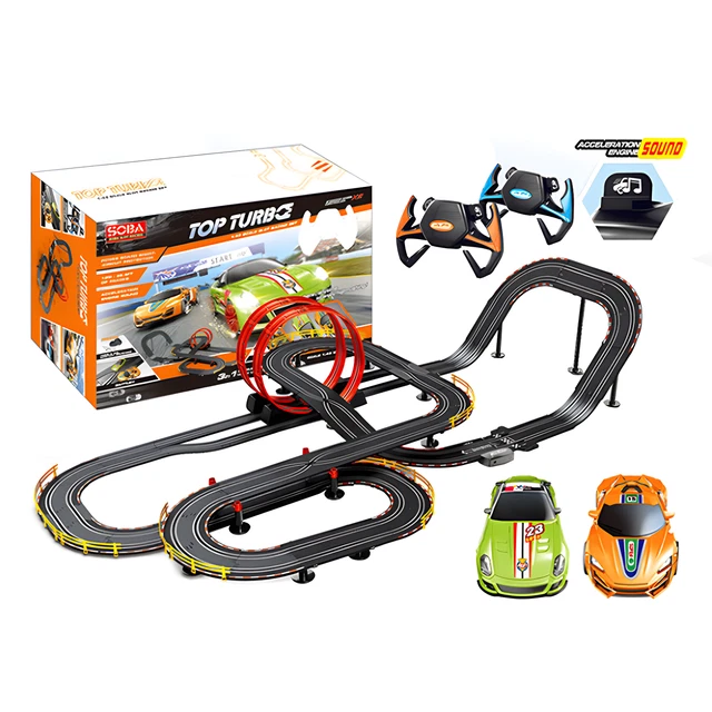 SCALEXTRIC RACE CAR set high speed Double Racing Tracks with 2 cars £64 ...