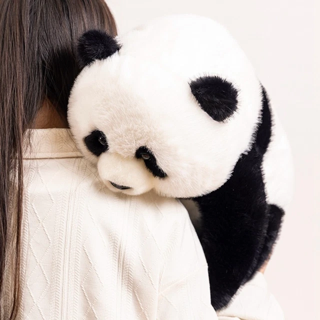 REALISTIC AND CUTE Giant Panda Baby Plush Toy Simulation Animal Panda ...