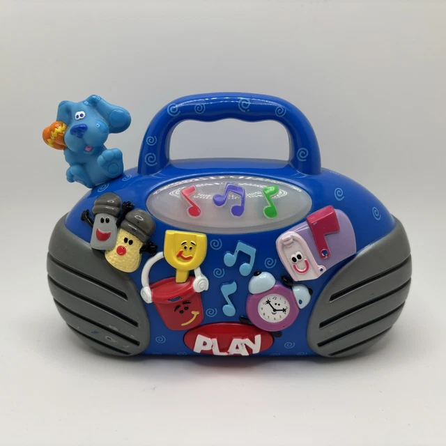 VINTAGE NICKELODEON NICK Jr. Blue's Clues Boom Box Buddy Lights & Music ...