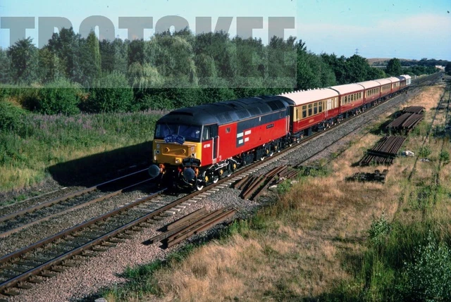 35MM SLIDE BR British Rail Diesel Loco Class 47 477786 Kinesbury 1995 Orig £4.98 - PicClick UK